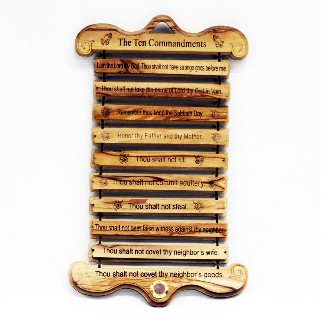 Ten Commandments Plaque – Holy Land Christian Solidarity Cooperative